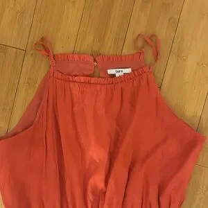 Bar III | Dresses | Bar Iii Red Midi Dress With Tiered Skirt | Poshmark
